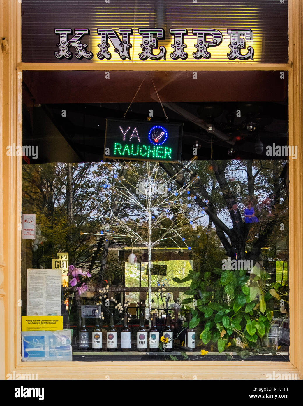Berlin Mitte,Lutzowstrassse.Traditional old German pub,Typical old bar ...
