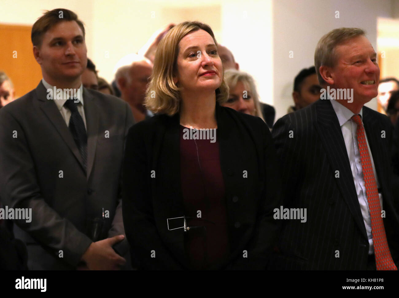 Home Secretary Amber Rudd, during the launch of the Centre for Policy ...