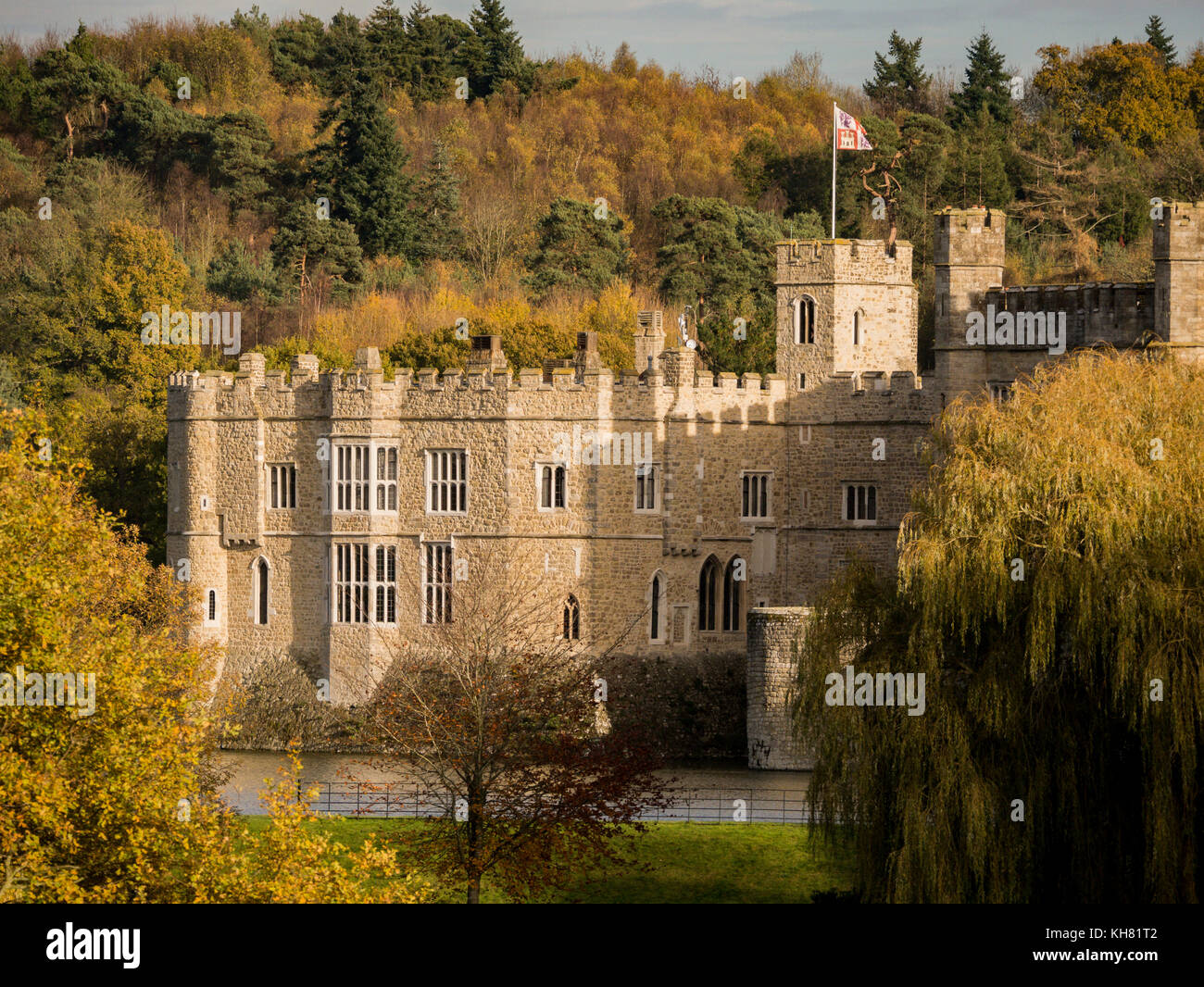 Leeds castle, Maidstone, Kent, UK Stock Photo - Alamy