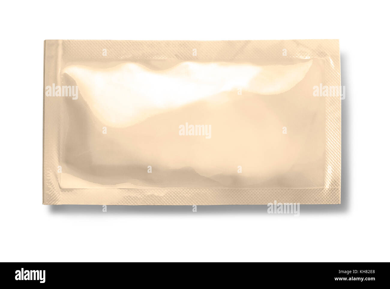 Blank plastic stick packaging isolated on white, with clipping path ...