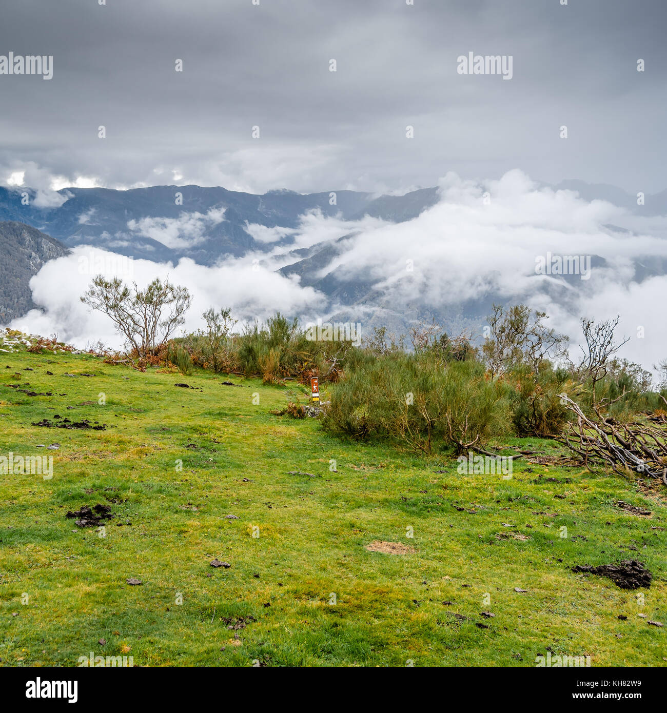 Autumn mountain landscape in Asturias, northern Spain Stock Photo - Alamy