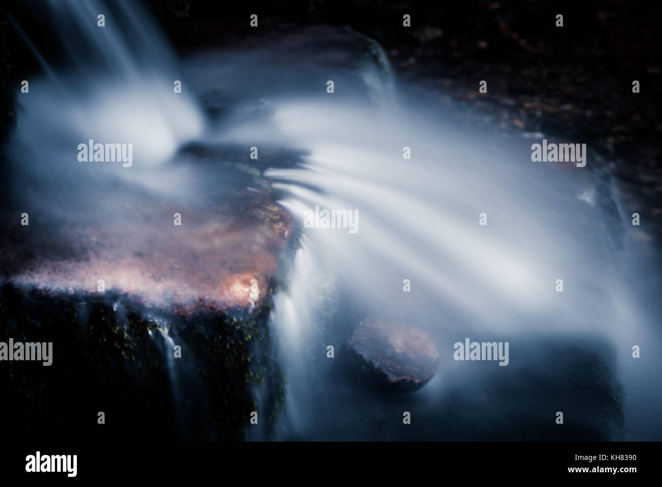Tiny Waterfall in Sussex Stock Photo - Alamy