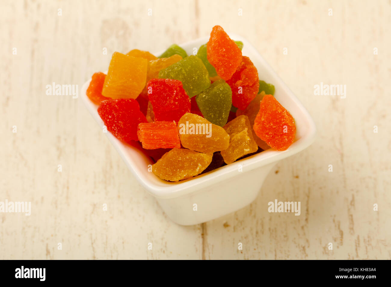 Dry colored pineapple Stock Photo - Alamy