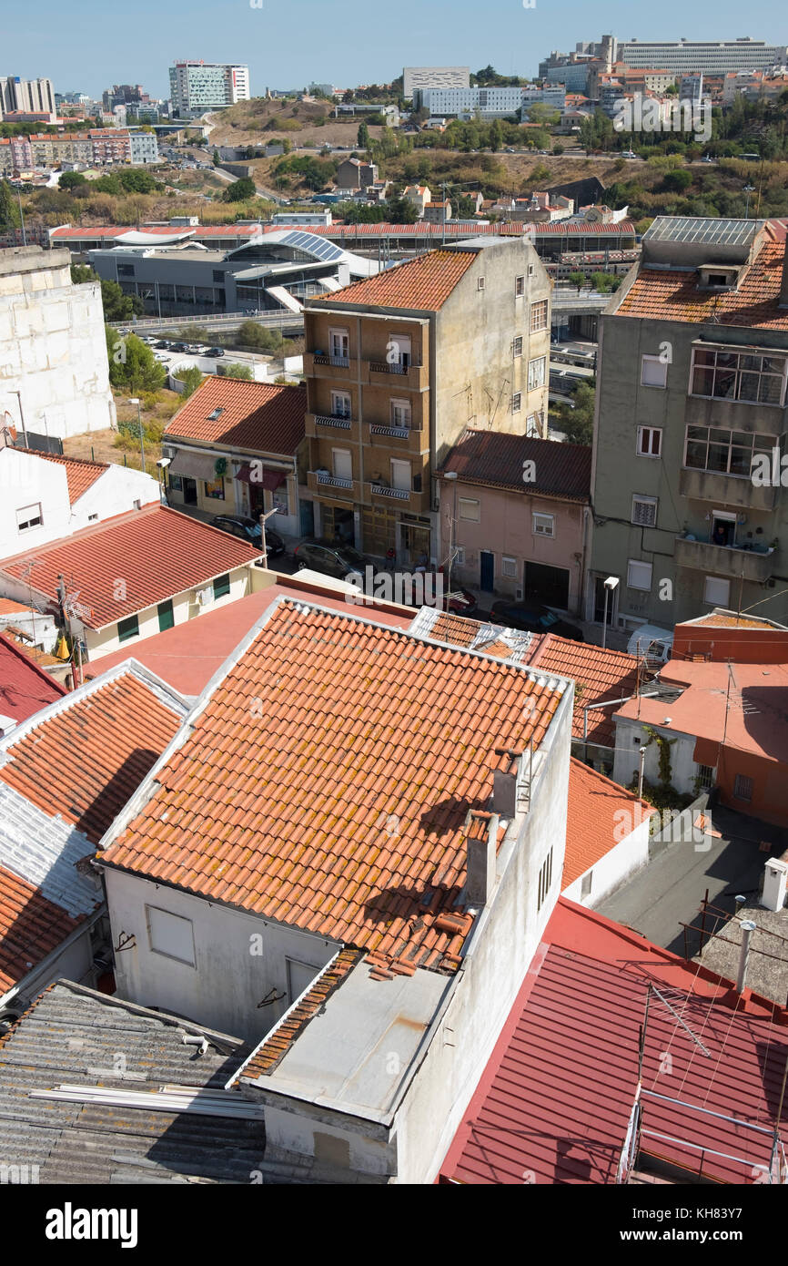 Portuguese house rooftops hi-res stock photography and images - Alamy