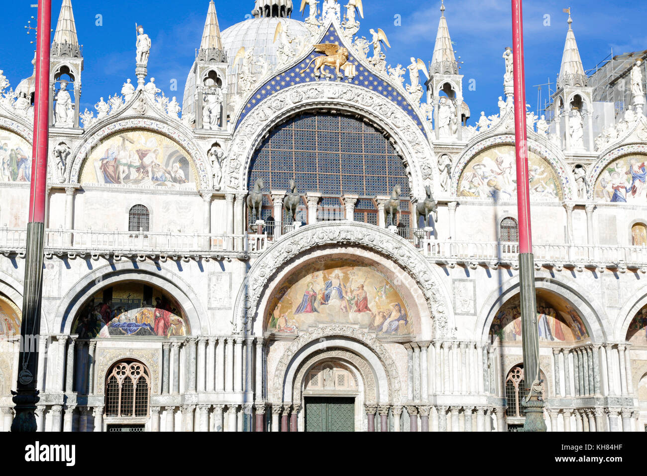 Venice, Italy: historical architecture and colorful facades with ...