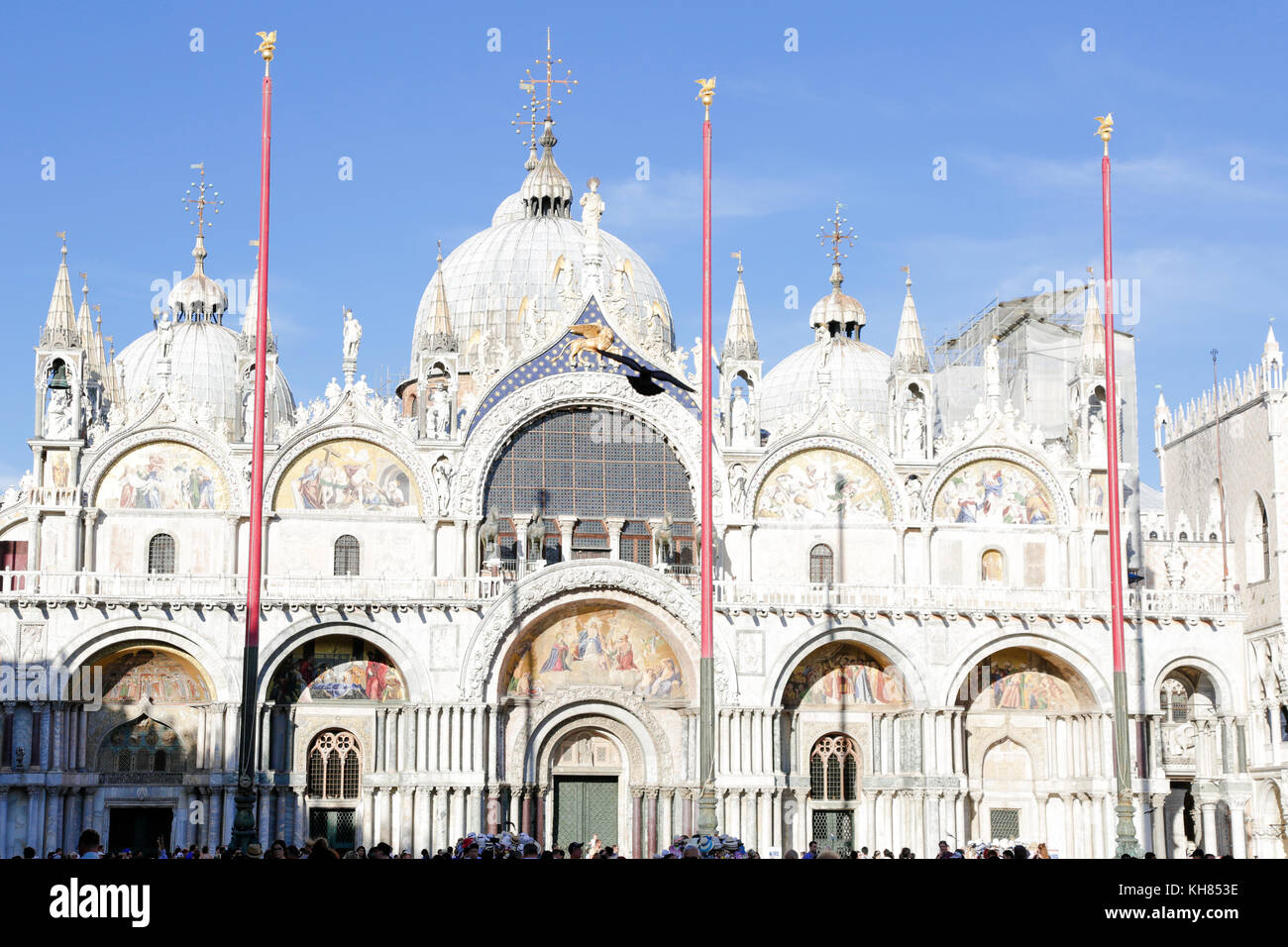 Venice, Italy: historical architecture and colorful facades with ...