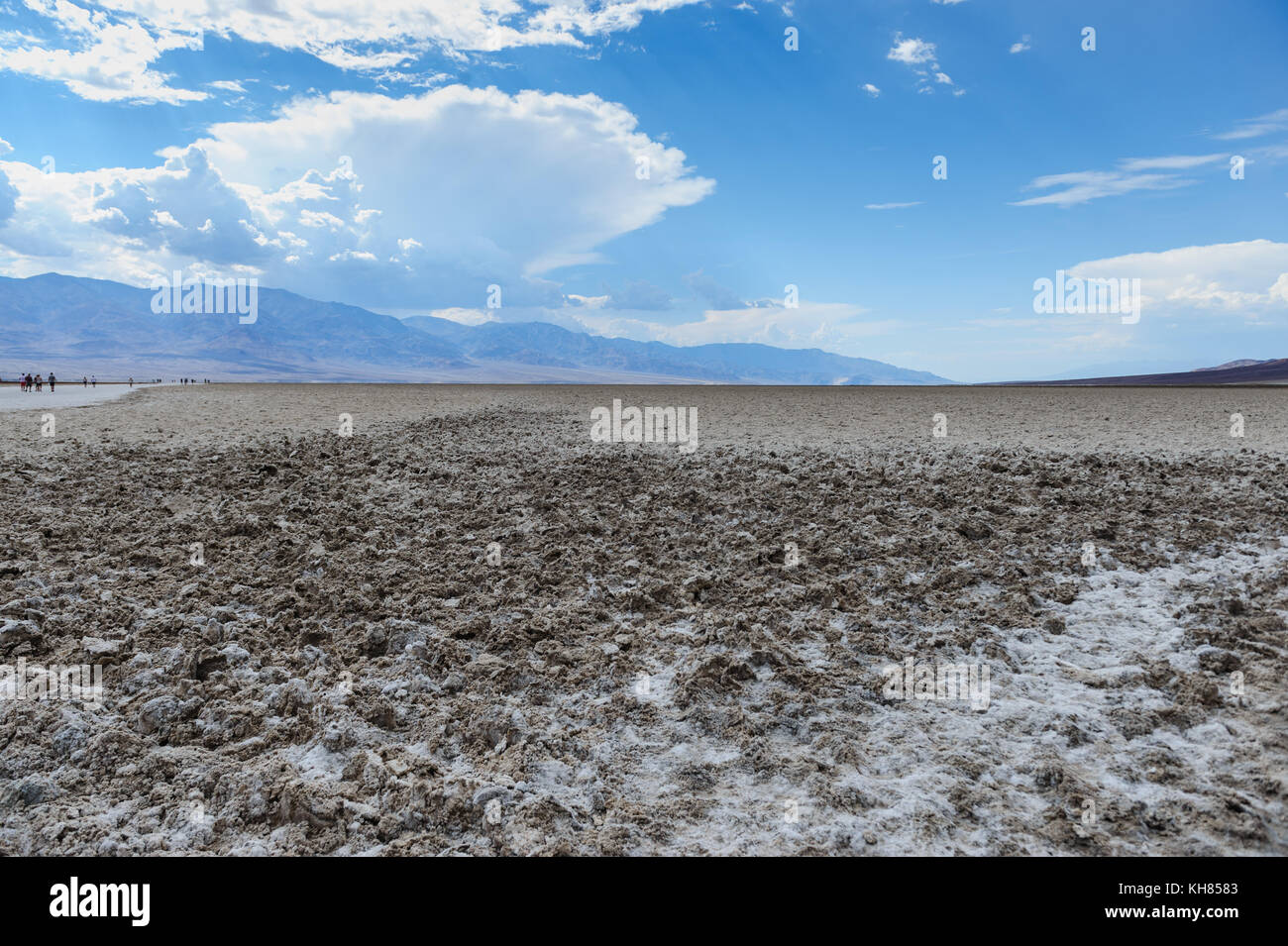Salt plains near Badwater Stock Photo - Alamy