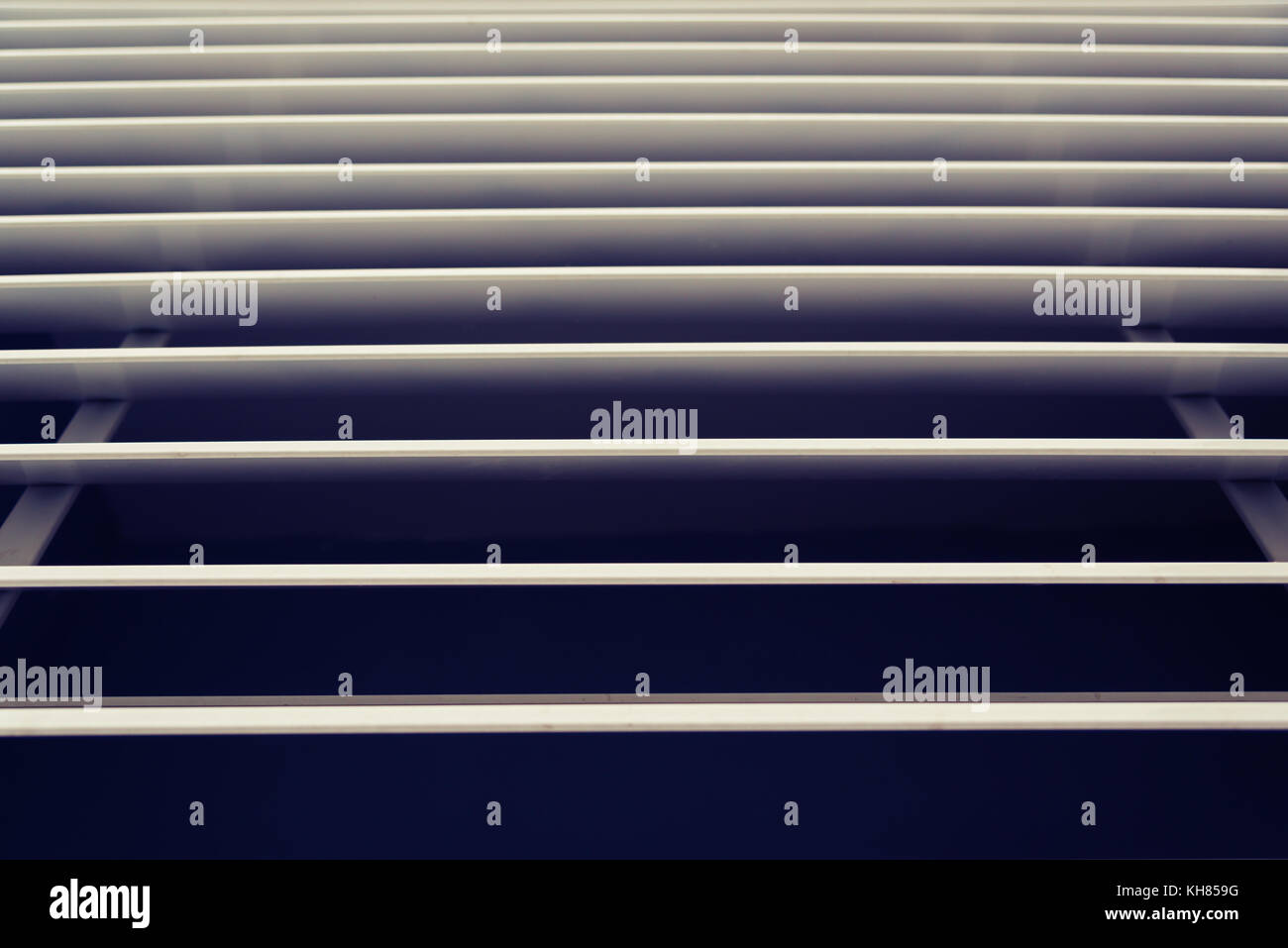 Large ventilated white grill installed on the street Stock Photo - Alamy