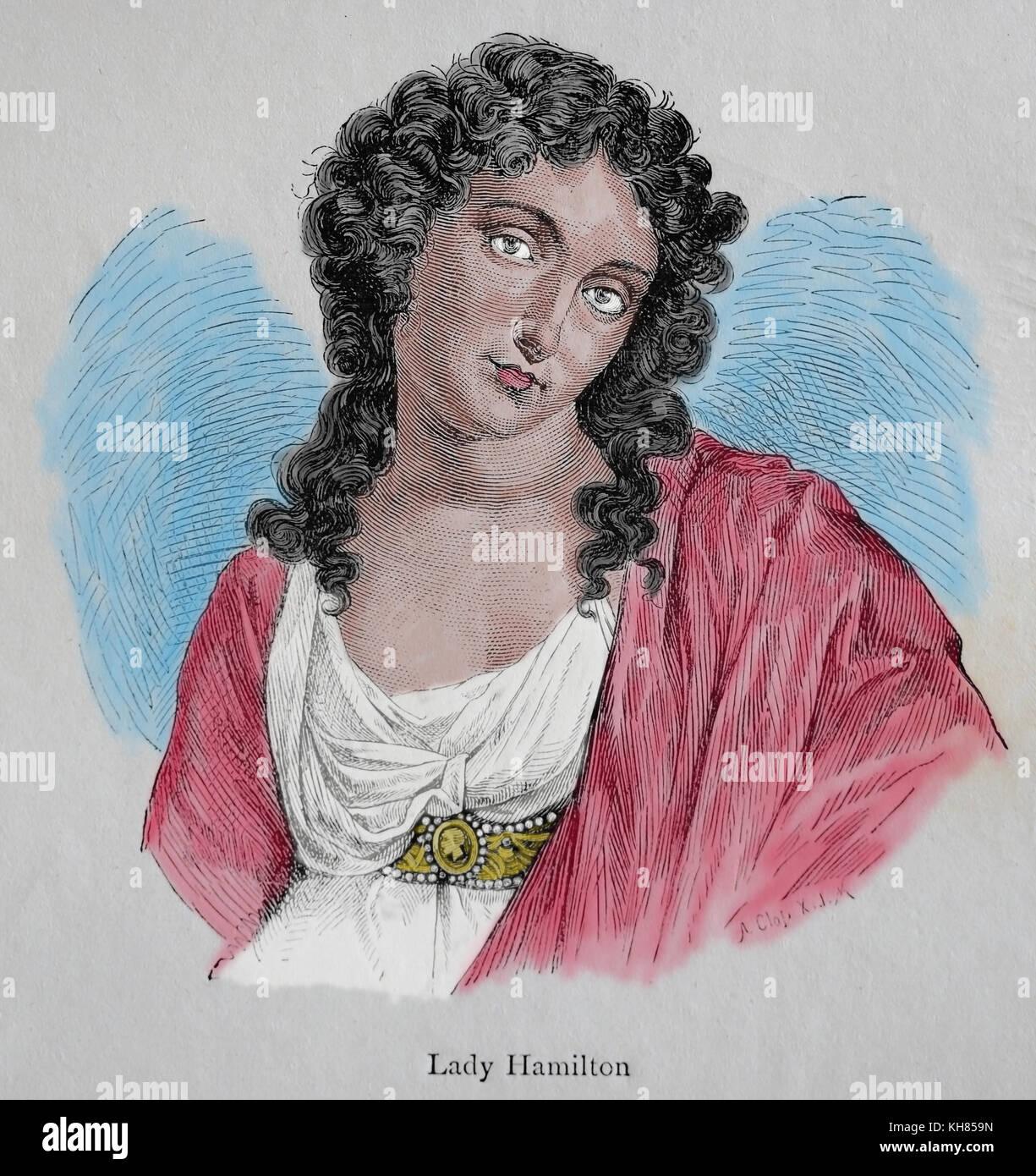 Emma, Lady Hamilton (1765-1815). Model, actress. Mistress of Lord ...