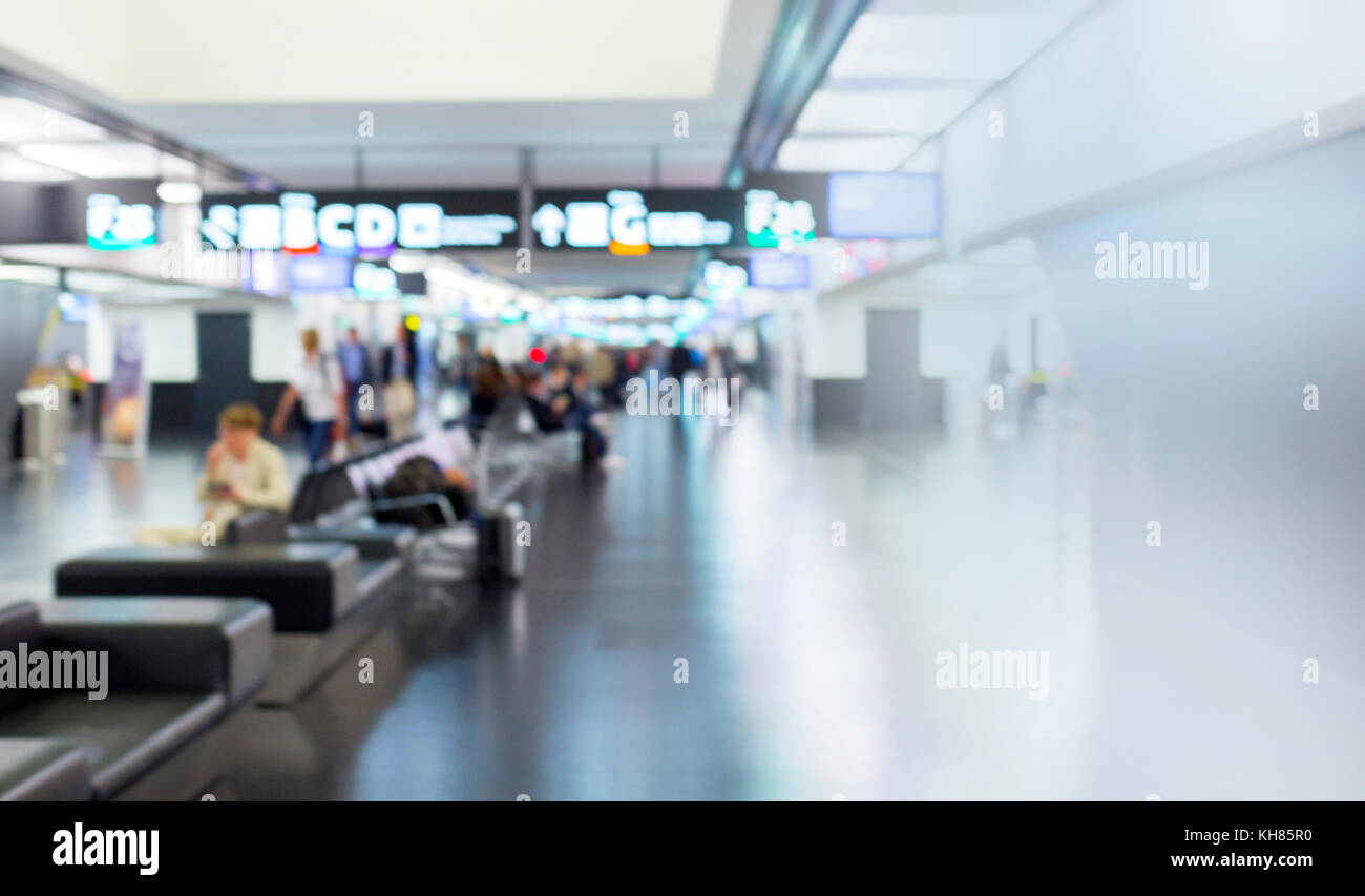 blur abstract background waiting room Airport Stock Photo - Alamy