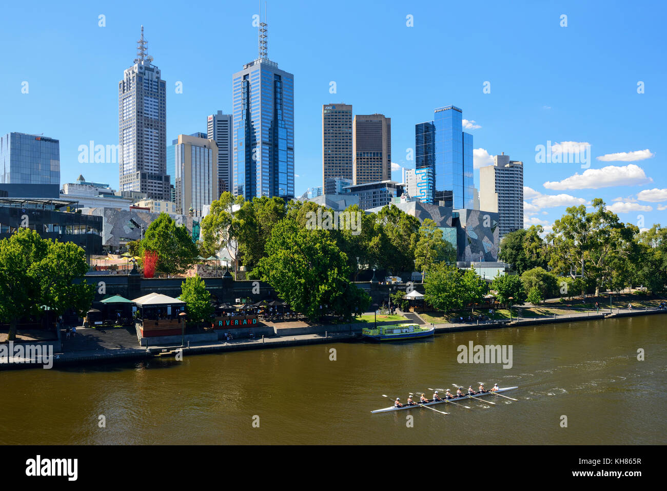 High-rise buildings in Central Business District (CBD) from Princes ...