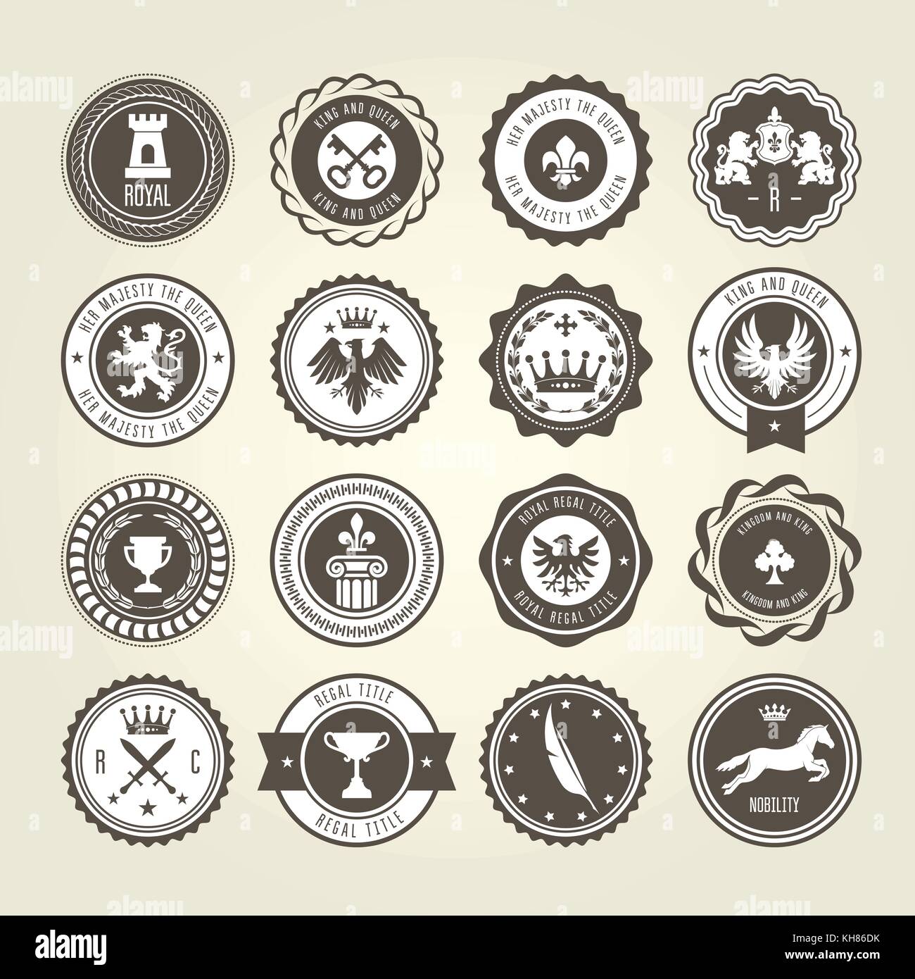 Heraldic badge hi-res stock photography and images - Alamy