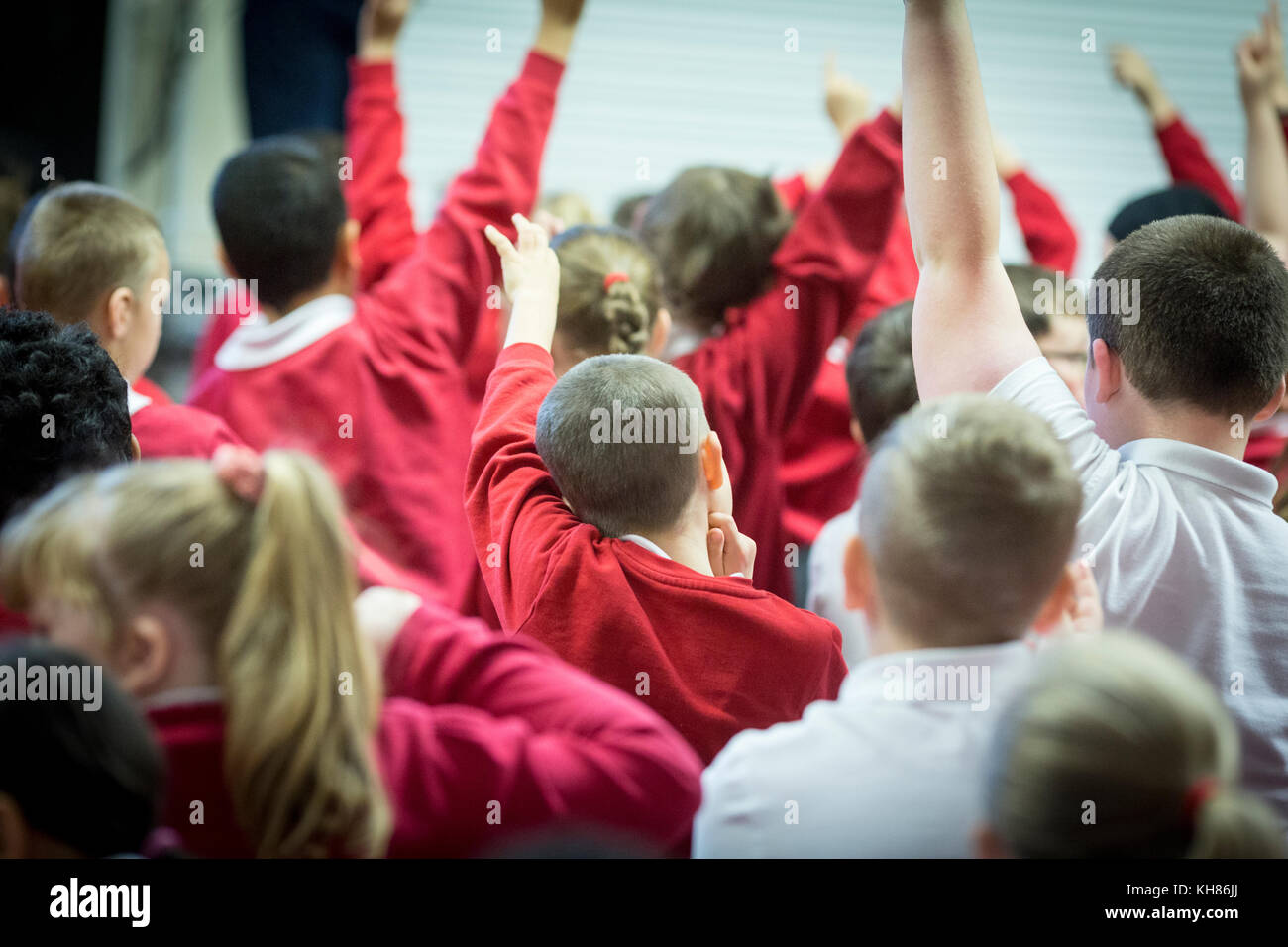 School assembly hi-res stock photography and images - Alamy