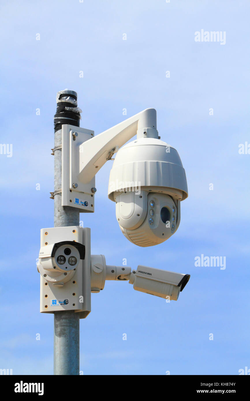 France, video monitoring Stock Photo - Alamy