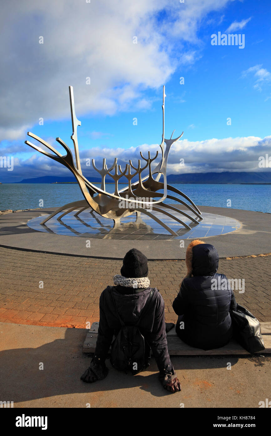Iceland, Reykjavik. Sun follower Stock Photo - Alamy