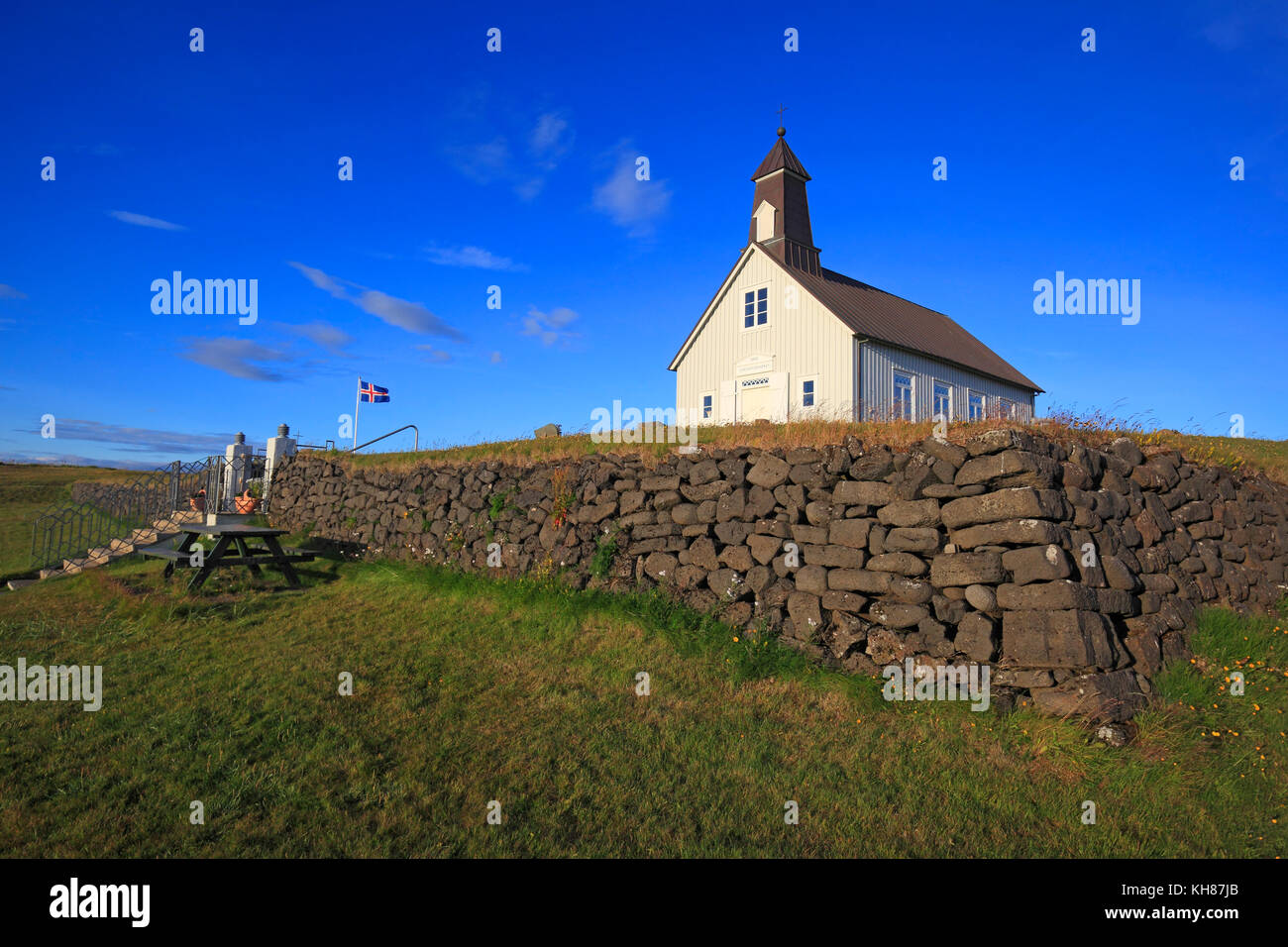 Iceland selvogur strandarkirkja church hi-res stock photography and ...