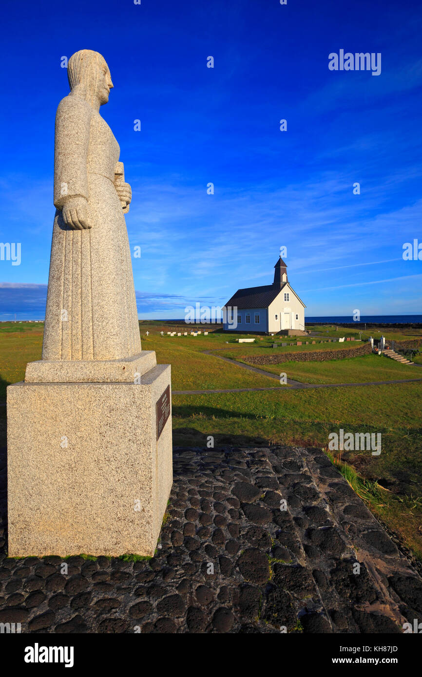 Iceland selvogur strandarkirkja church hi-res stock photography and ...