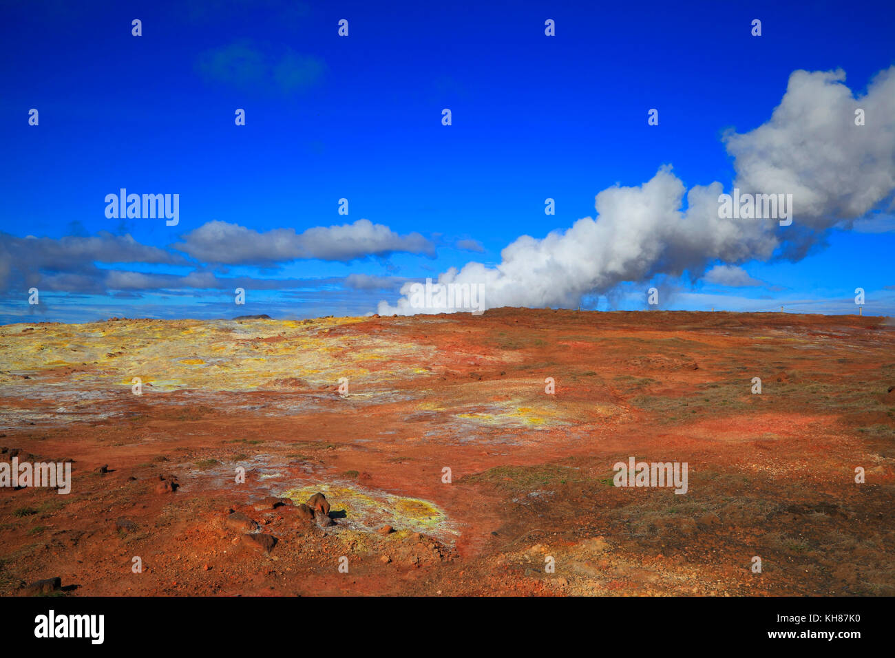 Iceland, Thermal vents - Reykjanes Peninsula Stock Photo - Alamy