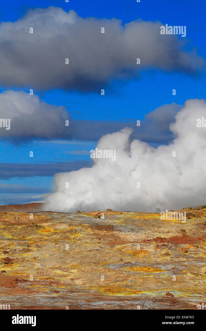 Iceland, Thermal vents - Reykjanes Peninsula Stock Photo - Alamy