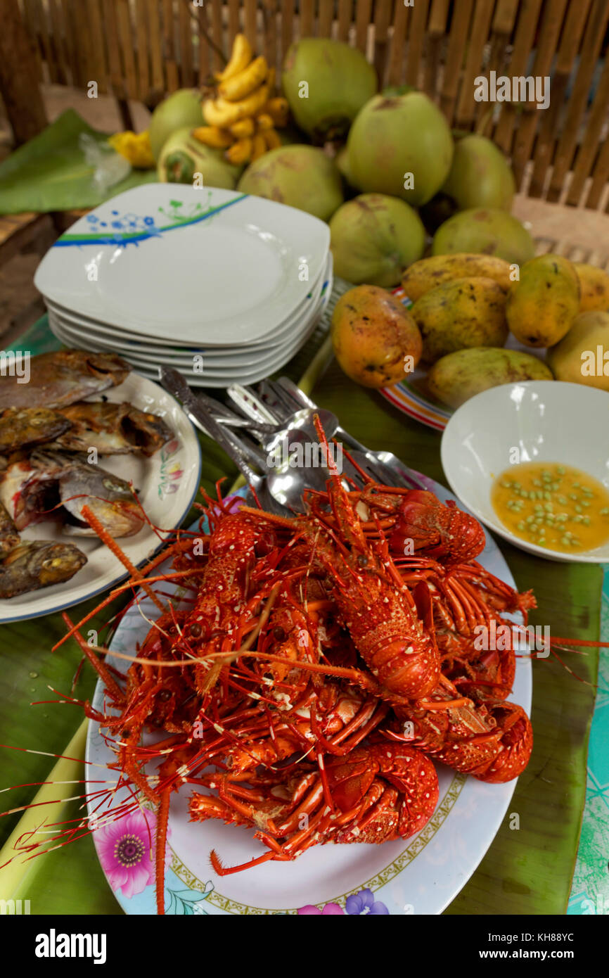 Tropical food dish in Palawan, Philippines Stock Photo - Alamy