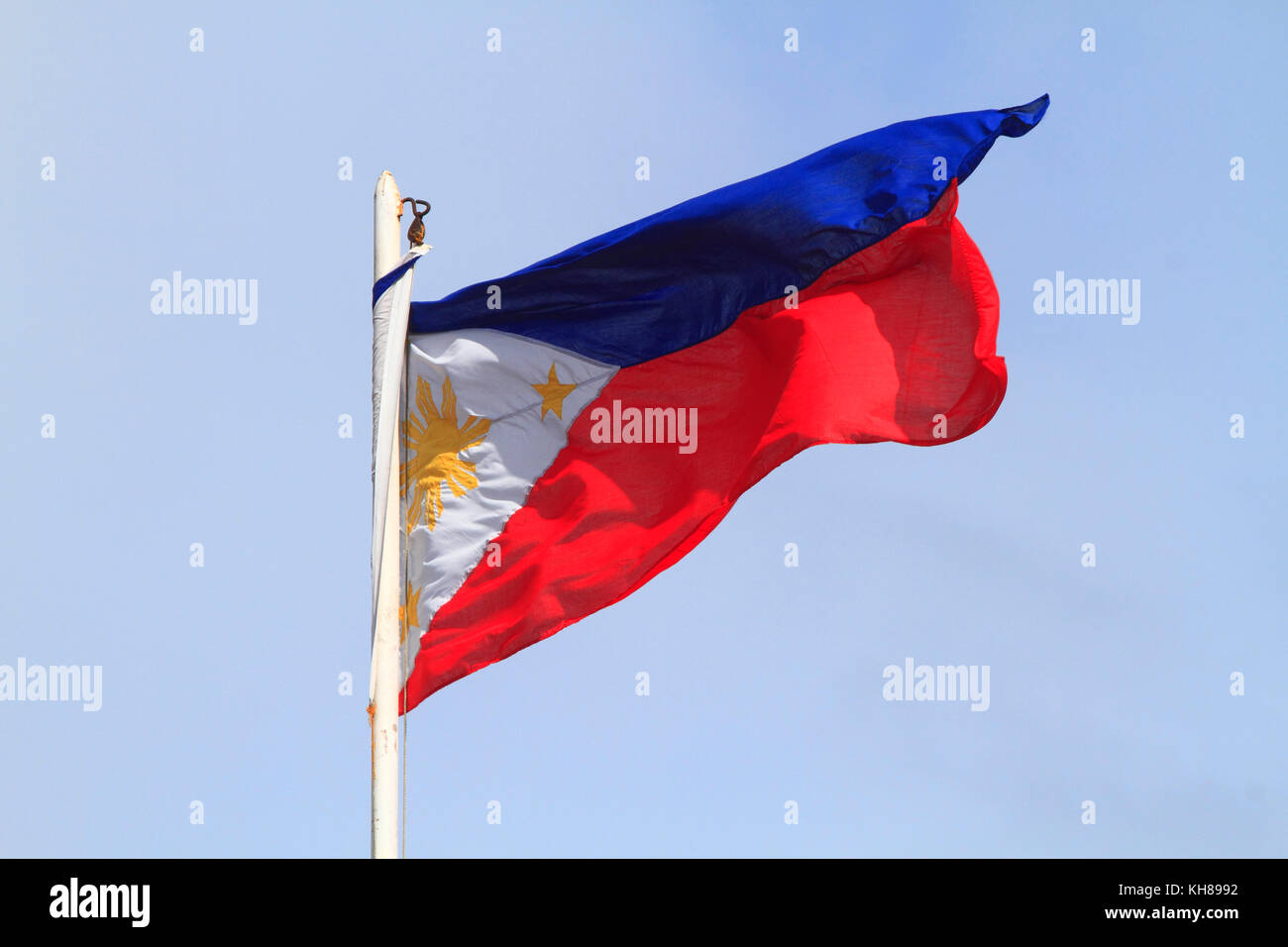 Philippinas, national flag Stock Photo - Alamy