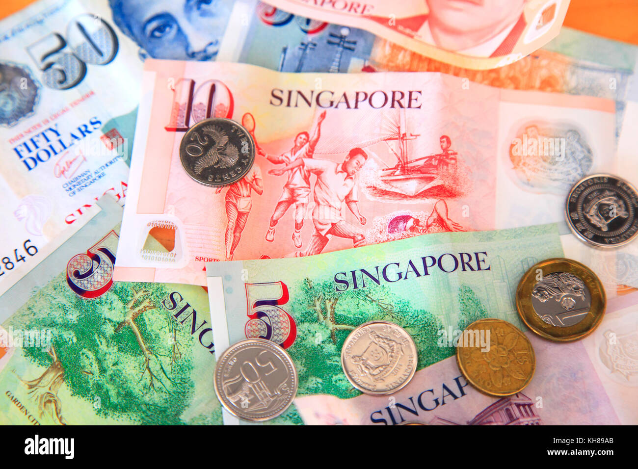 Singapour, Singapore dollars Stock Photo - Alamy