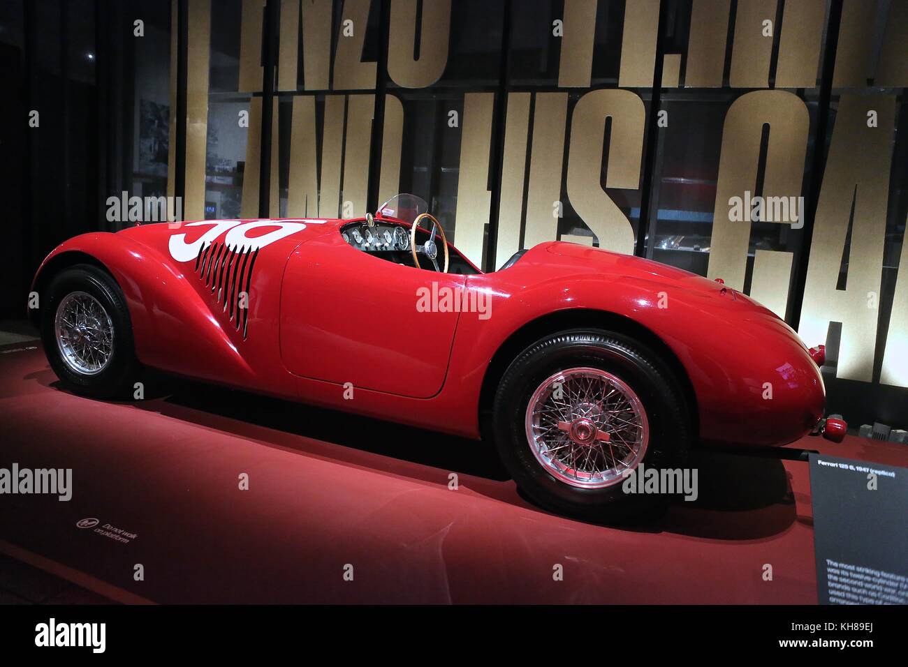 Ferrari under the Skin at Design Museum Stock Photo - Alamy