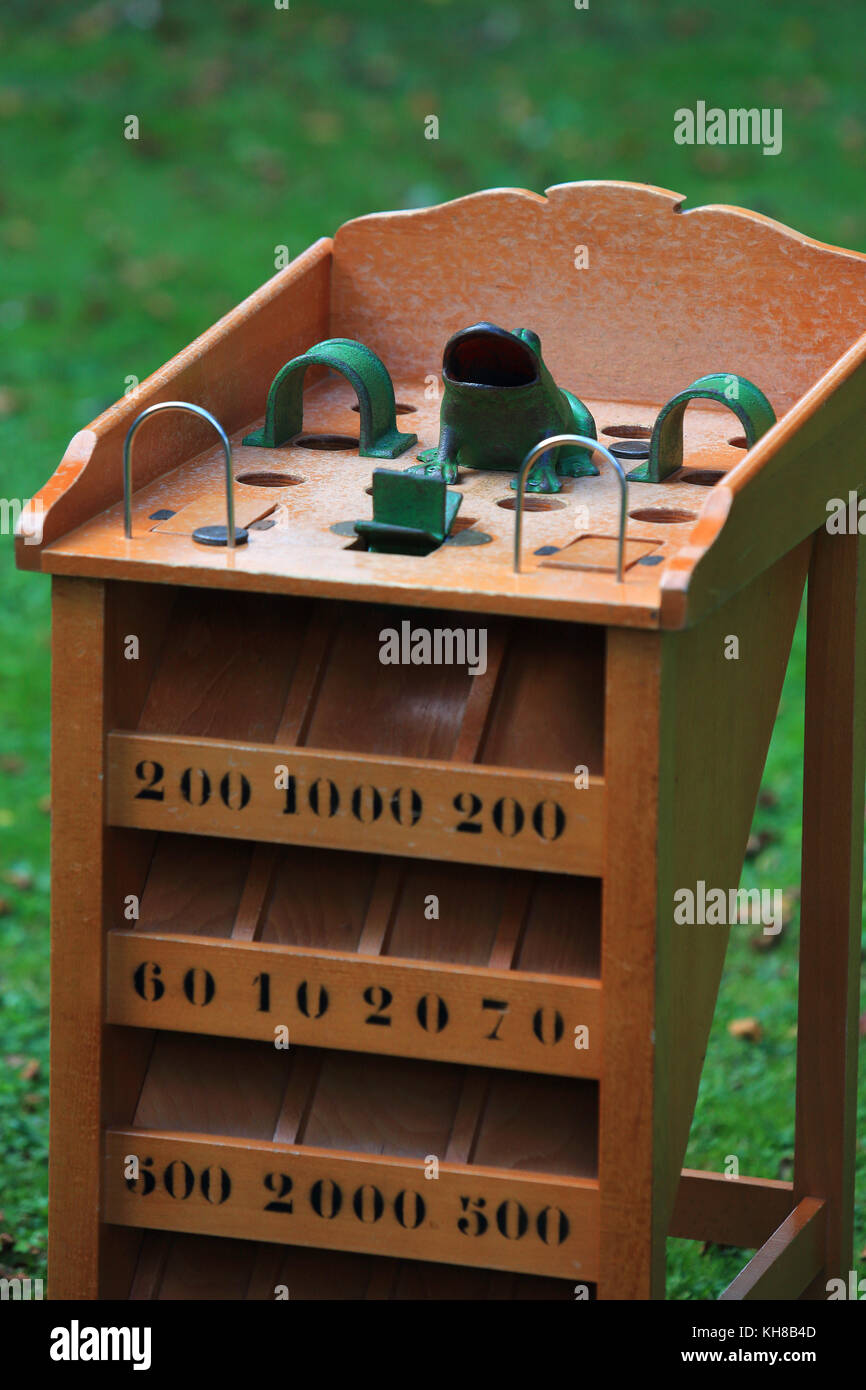 Old game, frog game Stock Photo - Alamy