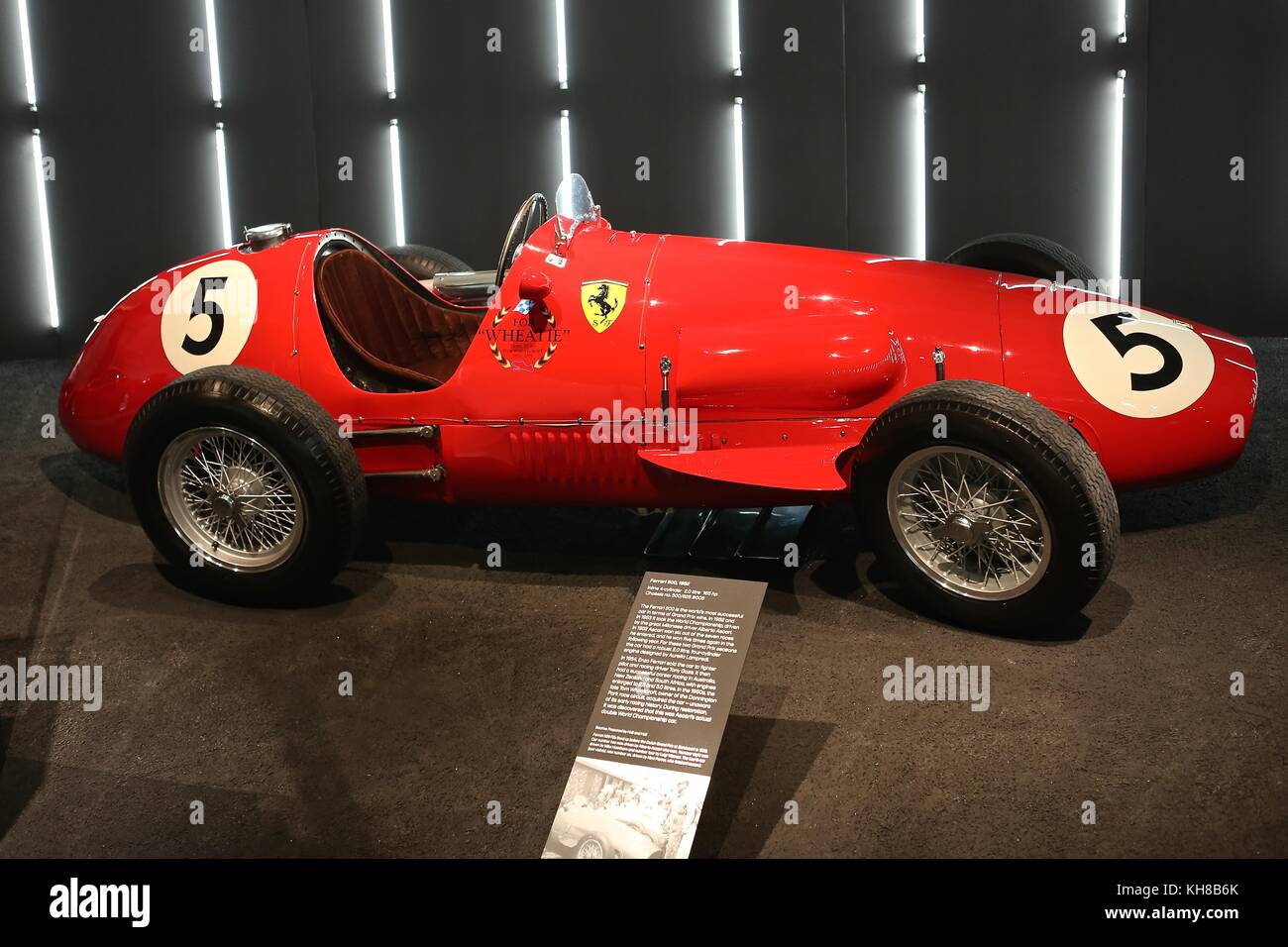 Ferrari under the Skin at Design Museum Stock Photo - Alamy