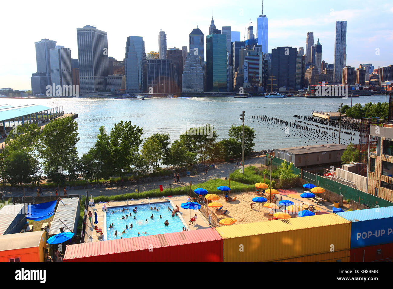 Usa, New-York City. Brooklyn beach Stock Photo - Alamy
