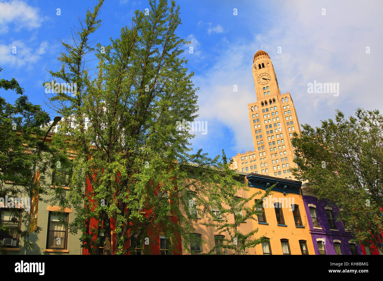 Usa, New-York City. Brooklyn. Clock Tower Building Stock Photo - Alamy