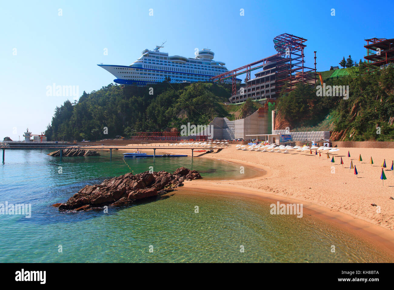 South Korea. Gangwon area. Jeongdongjin, also Chongdongjin, near ...