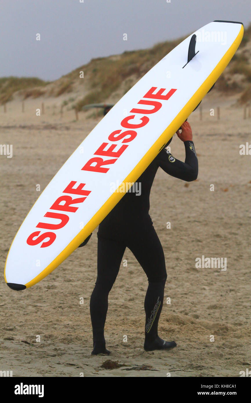 France, Brittany, Finistere. Lifeguard training Stock Photo - Alamy