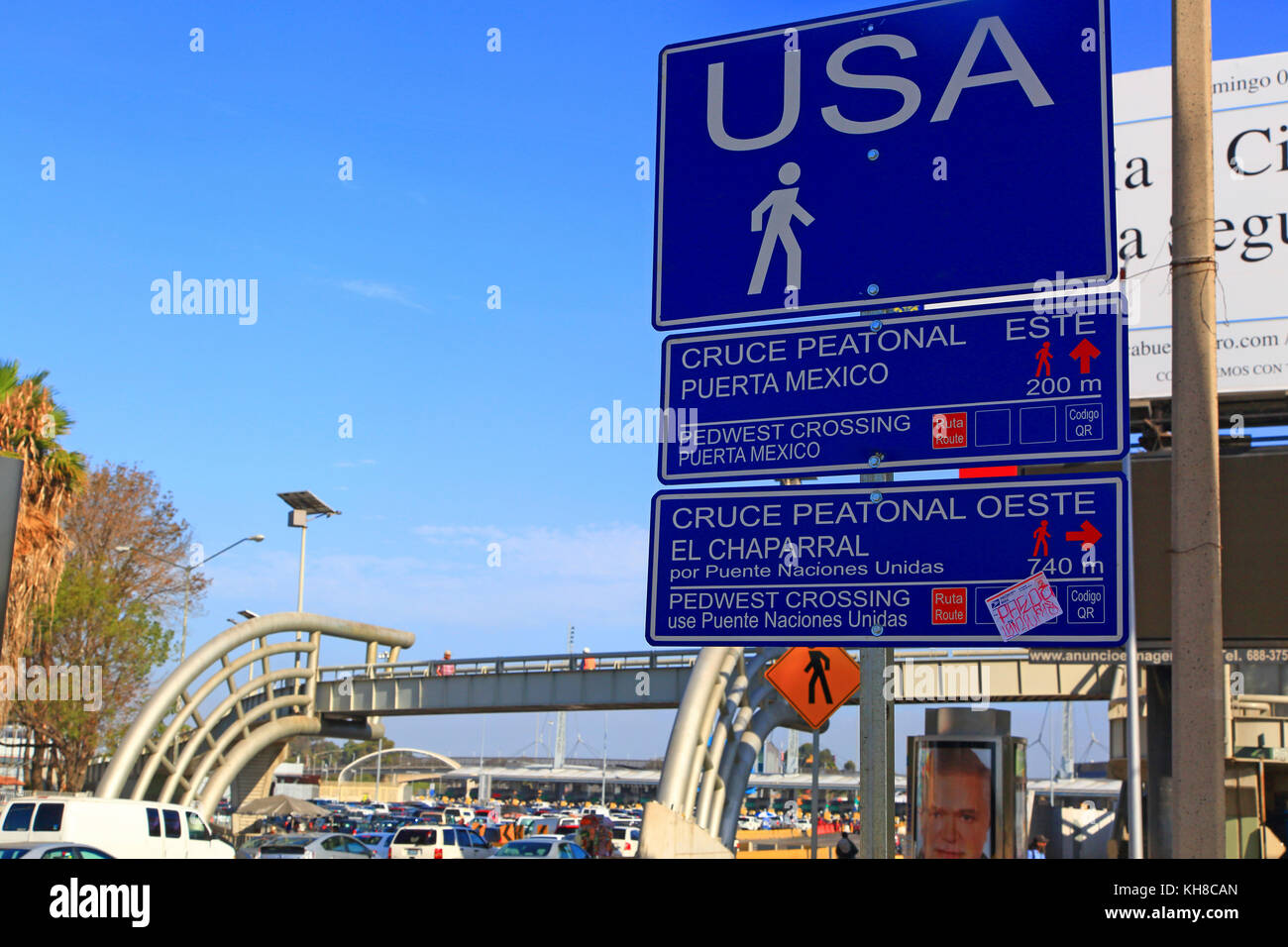 Mexico. Tijuana. Border between Usa and Mexico Stock Photo - Alamy