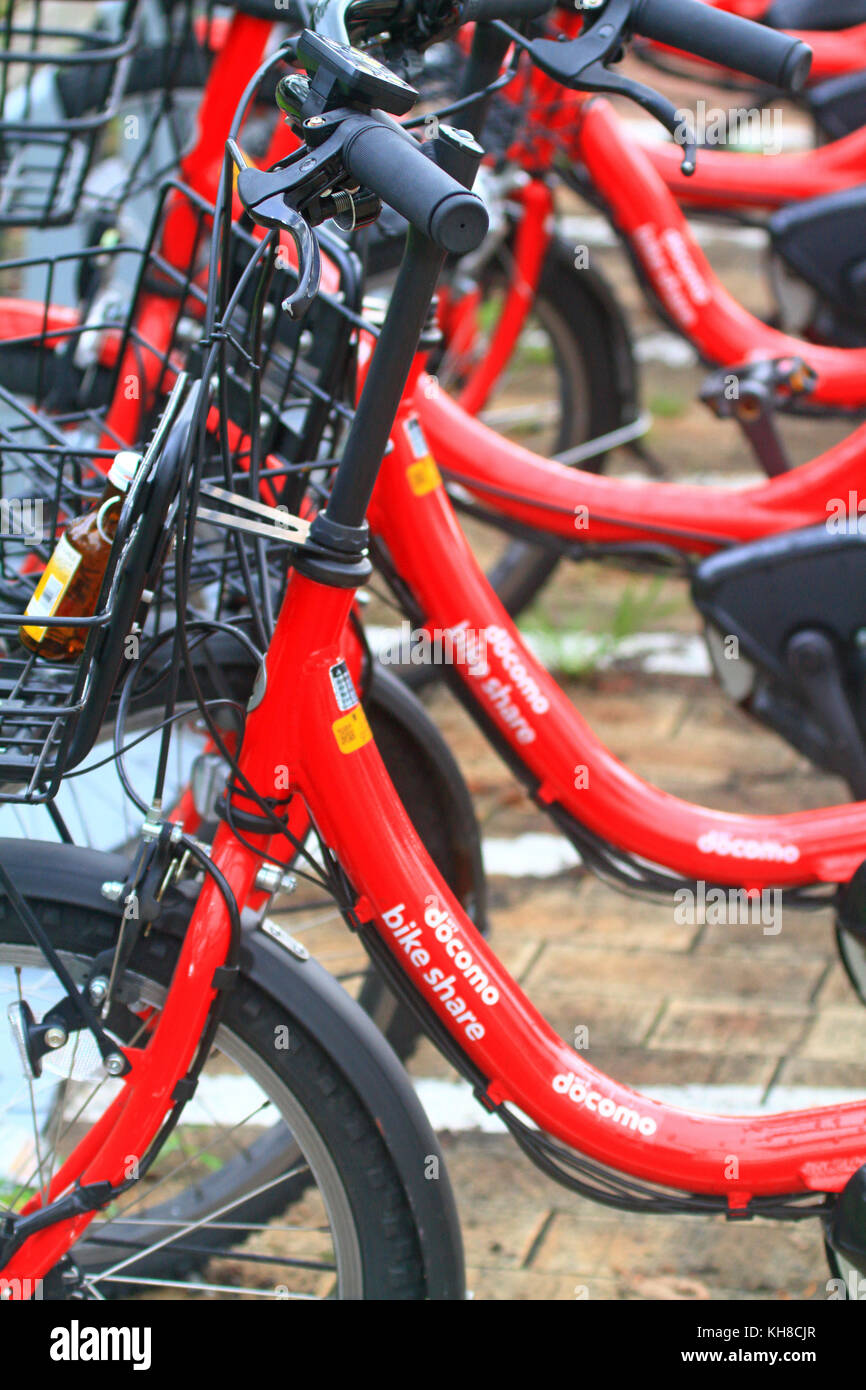 Japan, Tokyo. Bikes Stock Photo - Alamy