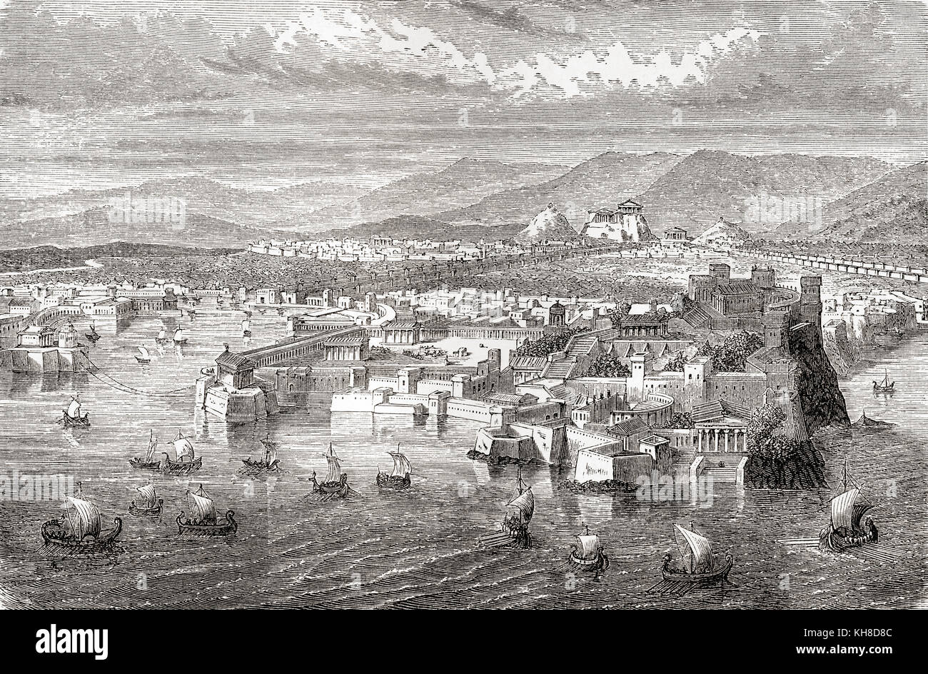 Greek history illustrated hi-res stock photography and images - Alamy