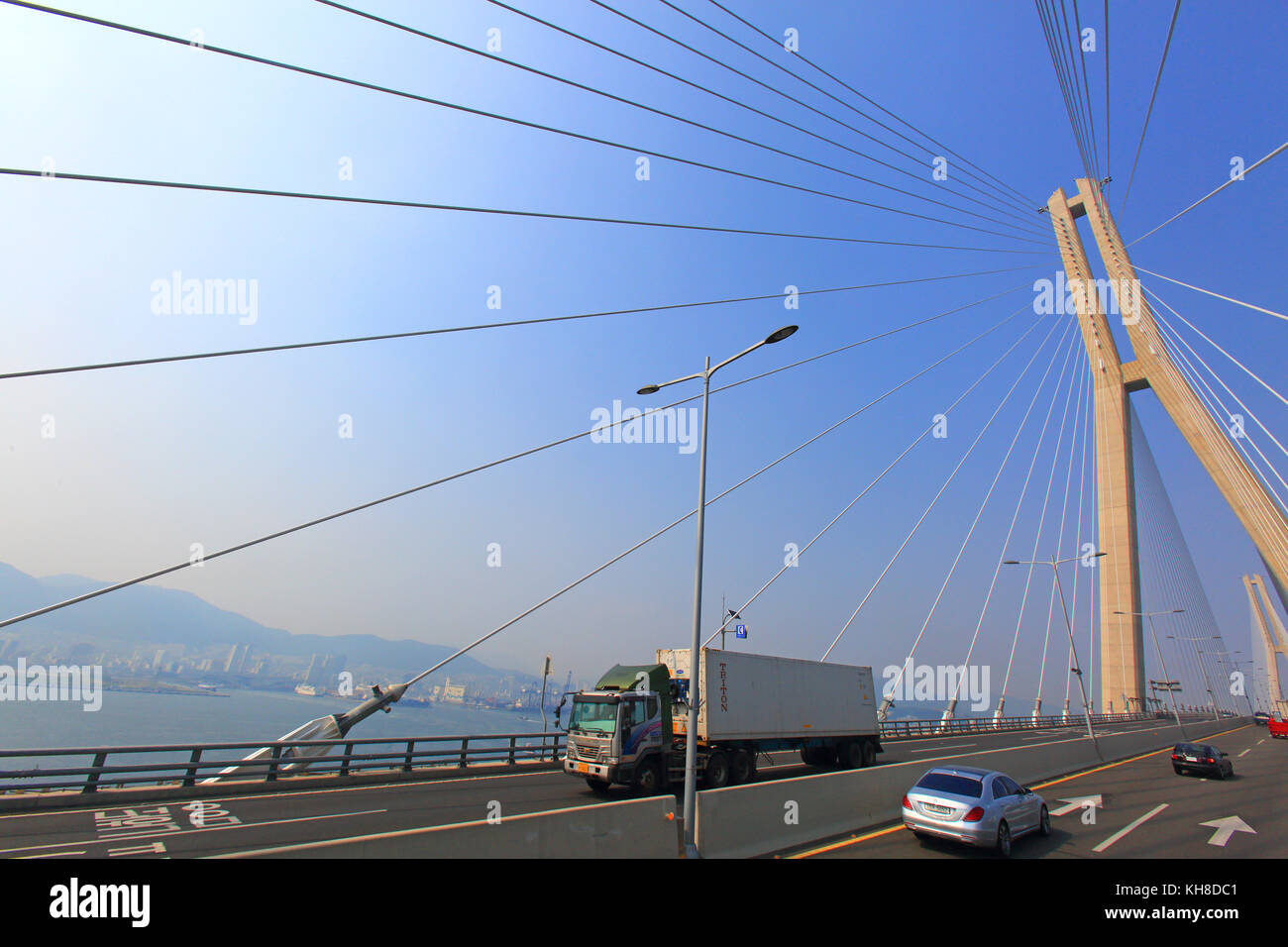 South Korea, Busan. Gwangan bridge Stock Photo - Alamy