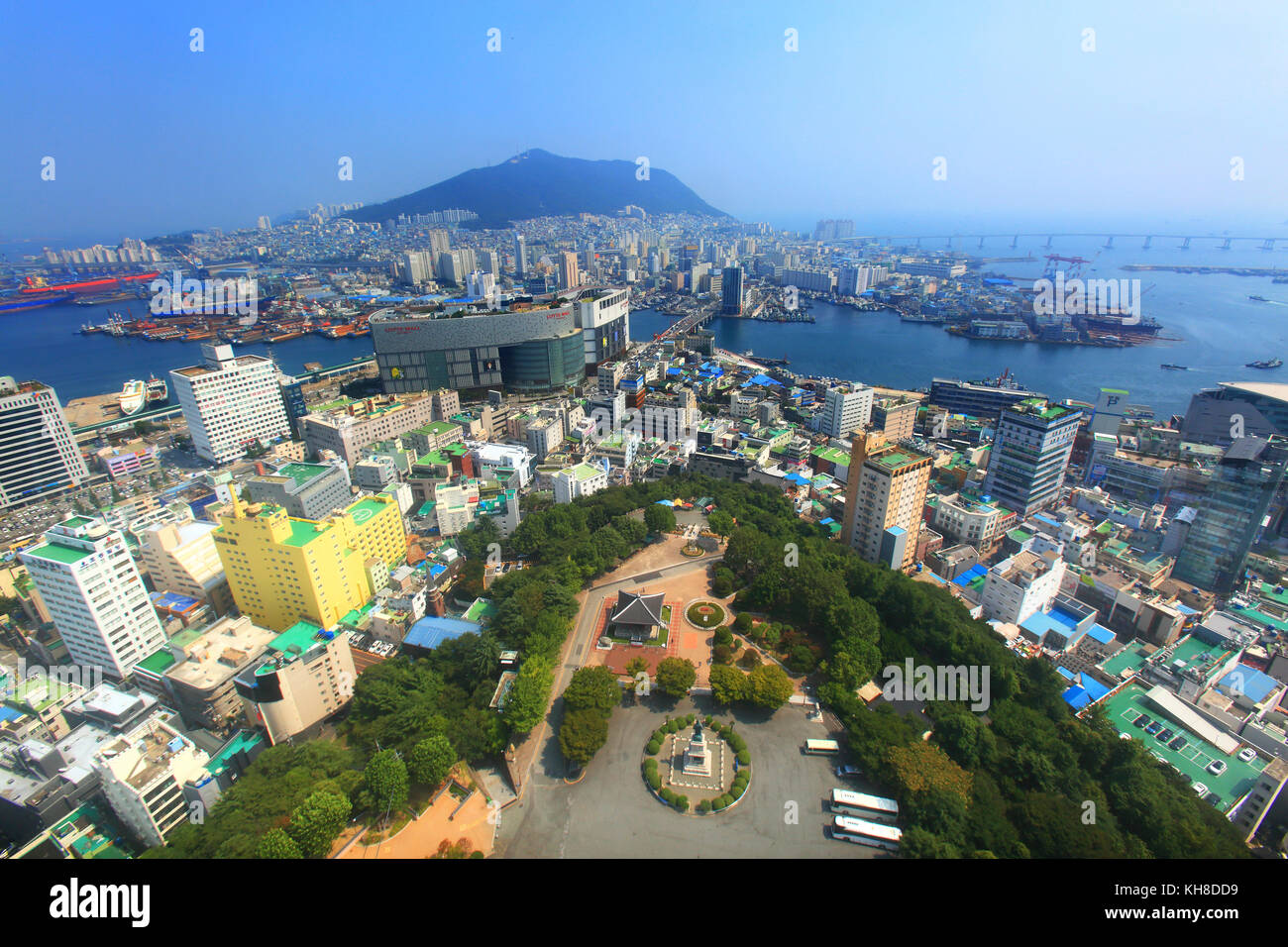 South Korea, Busan view from Busan tower Stock Photo - Alamy