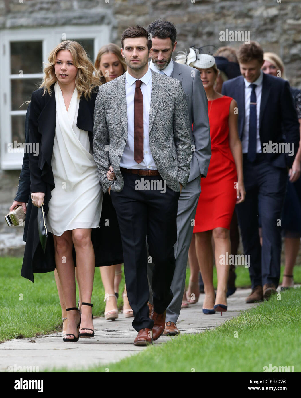 The wedding of Ben Stokes and Clare Ratcliffe at St Mary of the Virgin ...