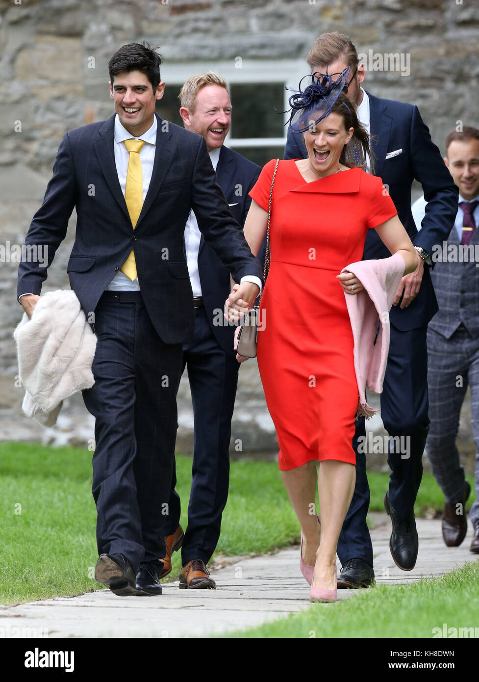 The wedding of Ben Stokes and Clare Ratcliffe at St Mary of the Virgin ...
