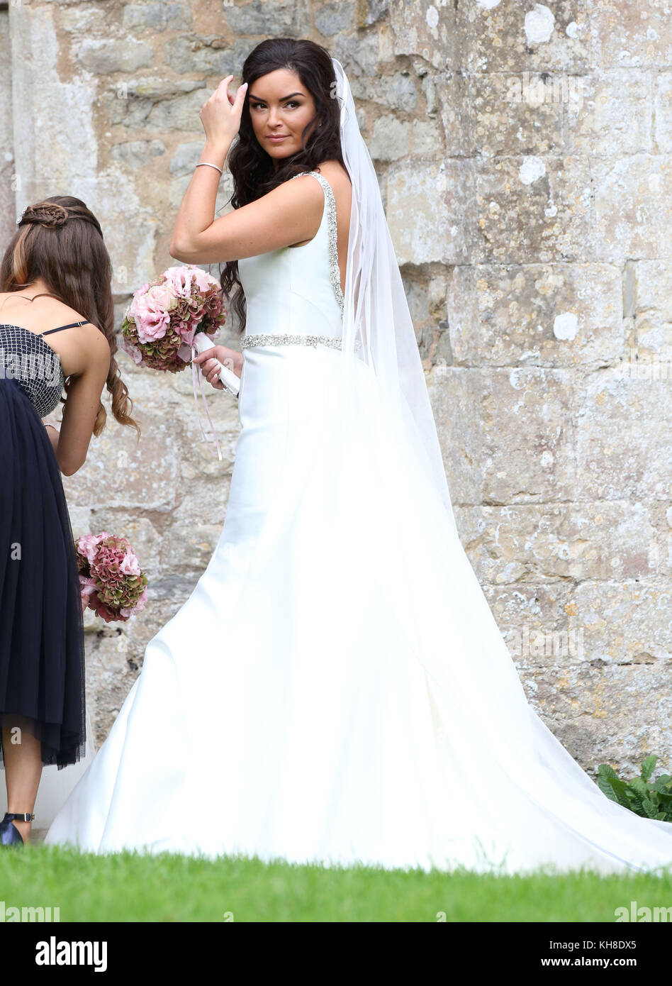 The wedding of Ben Stokes and Clare Ratcliffe at St Mary of the Virgin ...