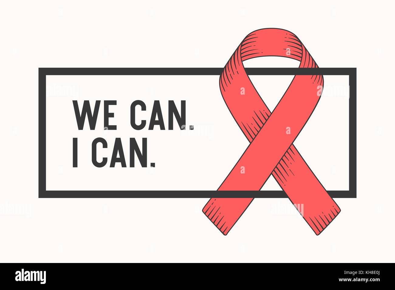 Movember ribbon illustration hi-res stock photography and images - Alamy