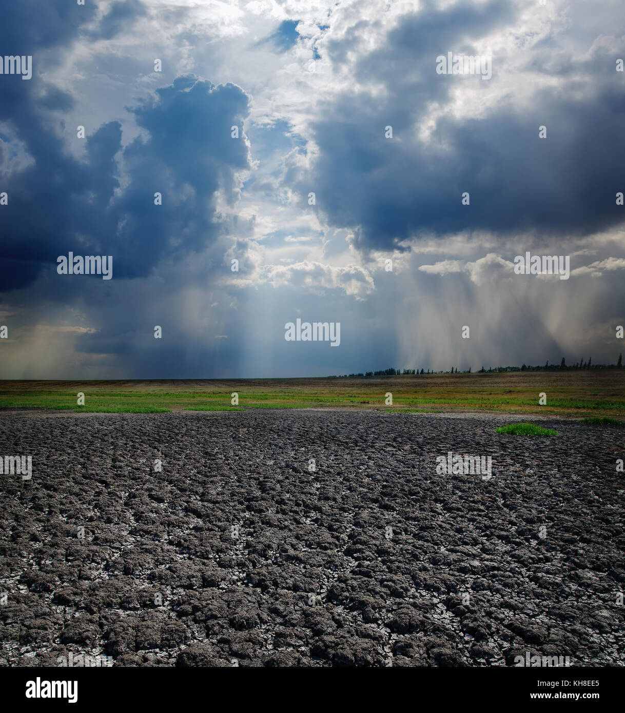 drought earth and dramatic sky Stock Photo - Alamy