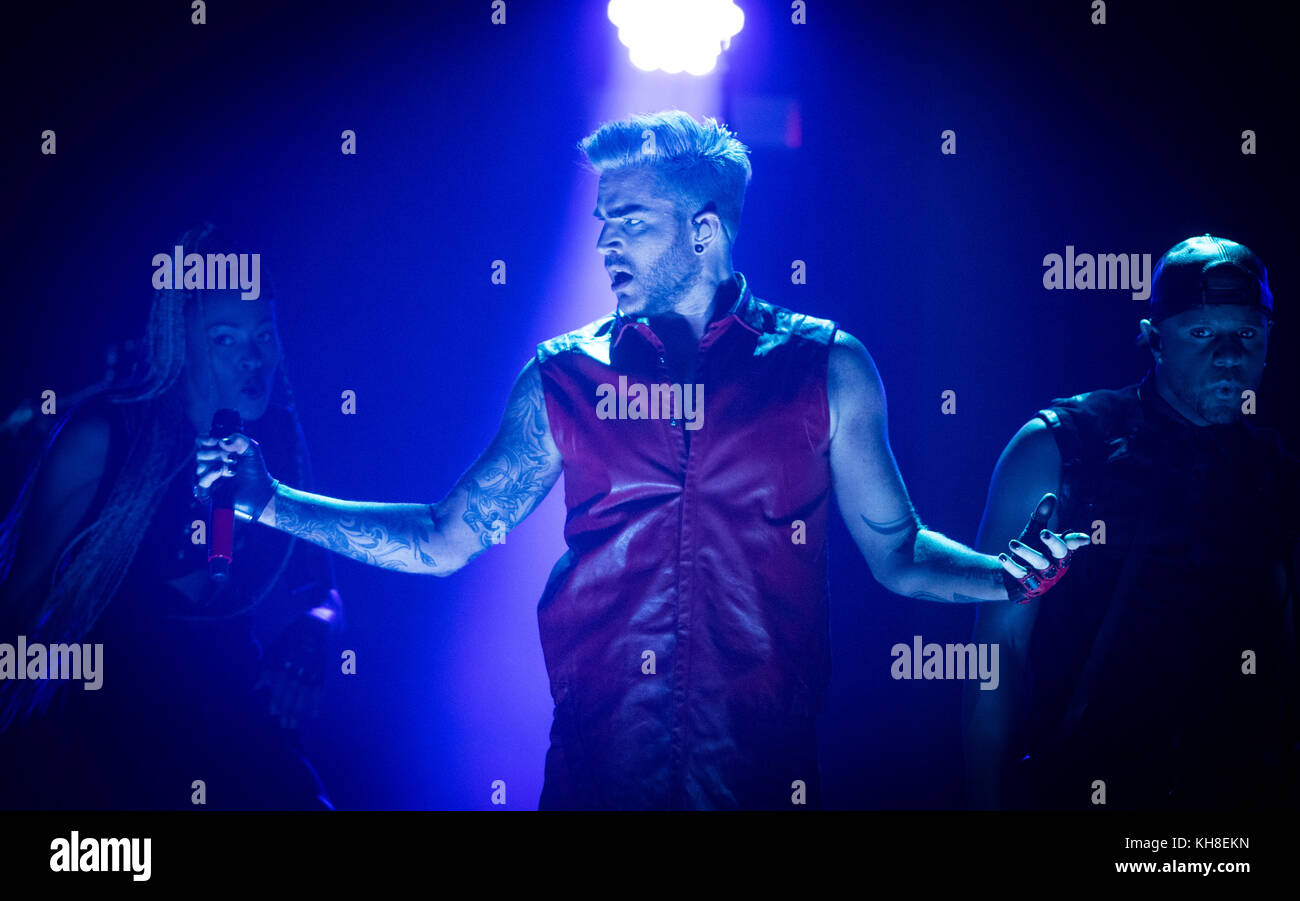 The American singer, songwriter and stage artist Adam Lambert performs ...