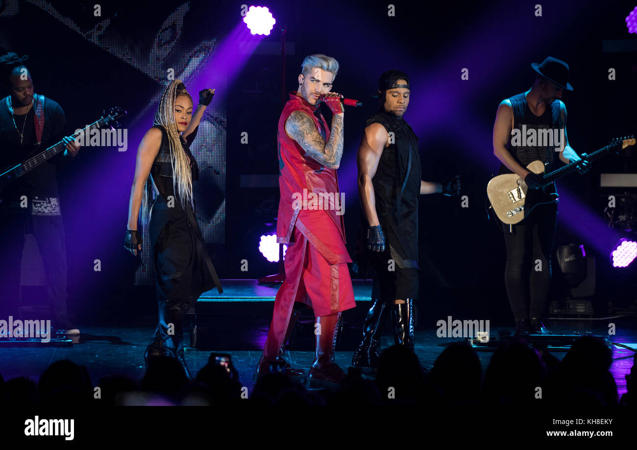The American singer, songwriter and stage artist Adam Lambert performs ...