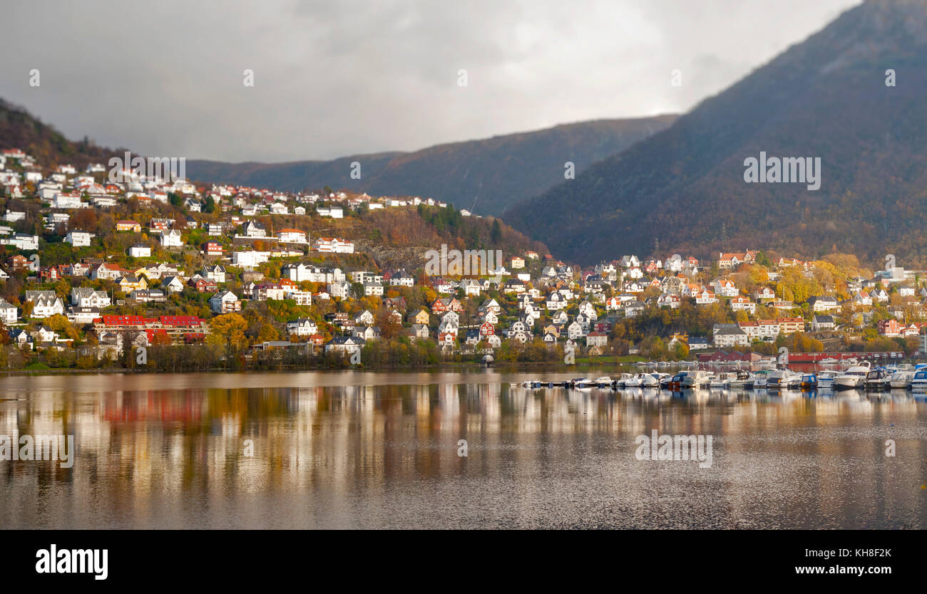 Norway bergen skyline panorama hi-res stock photography and images - Alamy