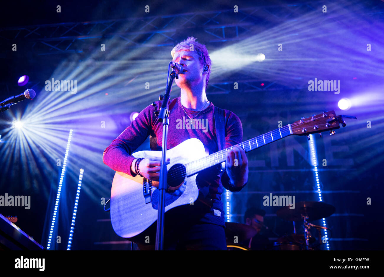 The Irish indie pop band Kodaline performs a live concert at Vulkan ...