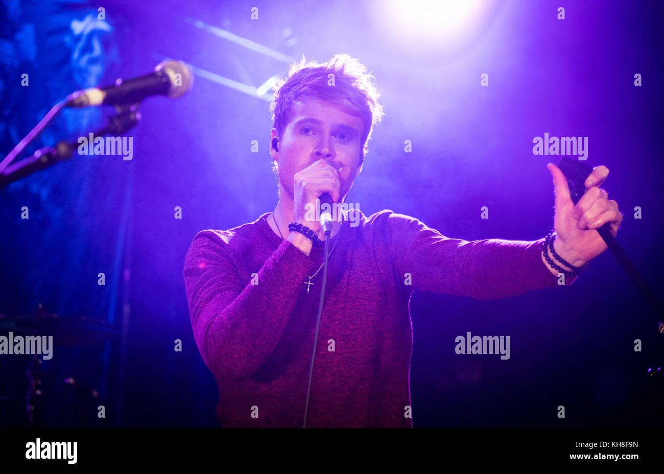 The Irish indie pop band Kodaline performs a live concert at Vulkan ...