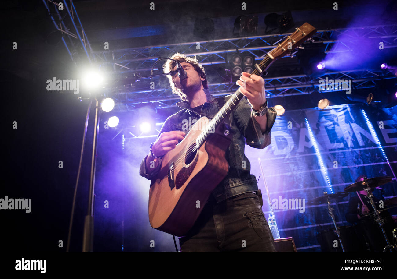 The Irish indie pop band Kodaline performs a live concert at Vulkan ...
