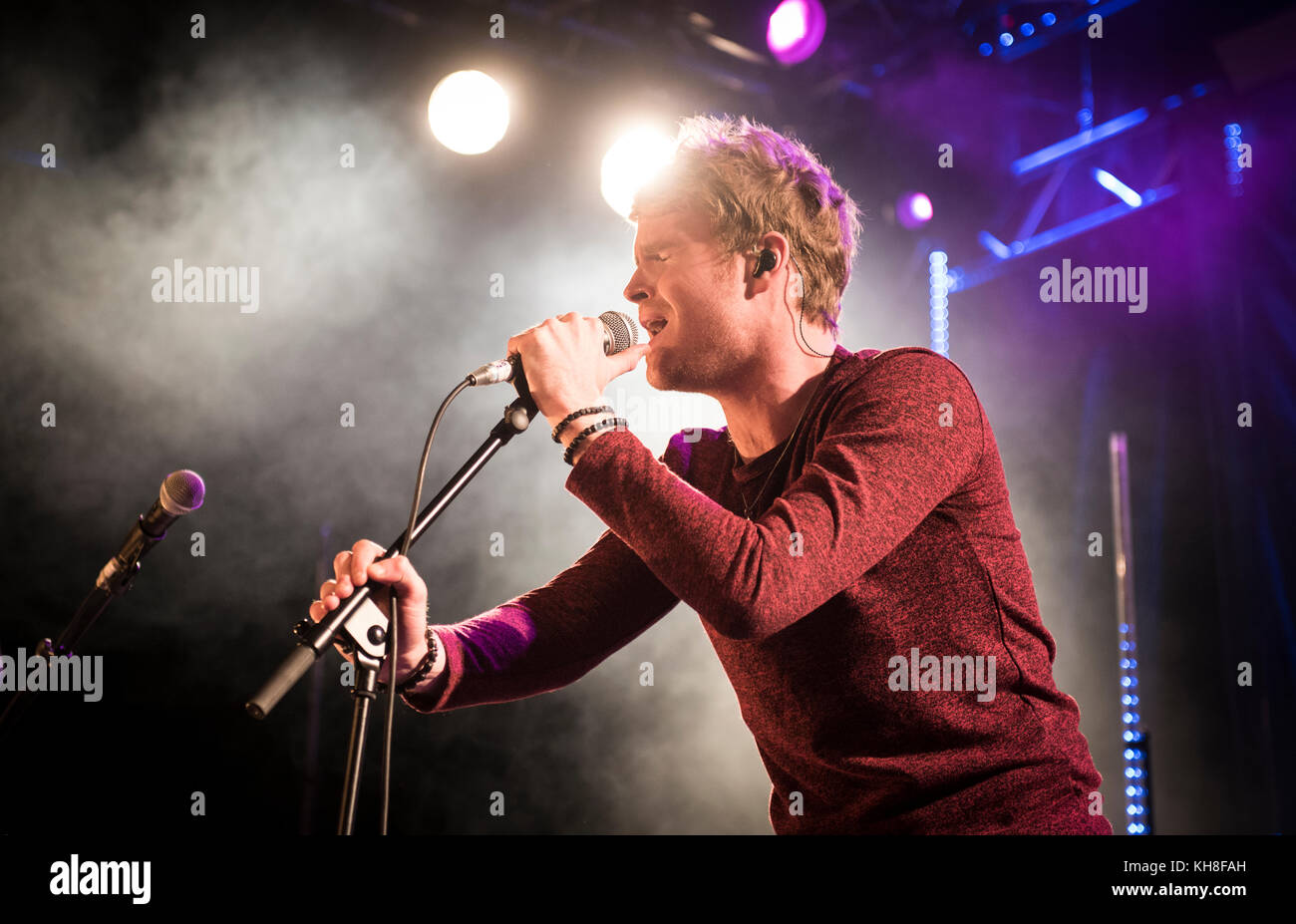 The Irish indie pop band Kodaline performs a live concert at Vulkan ...